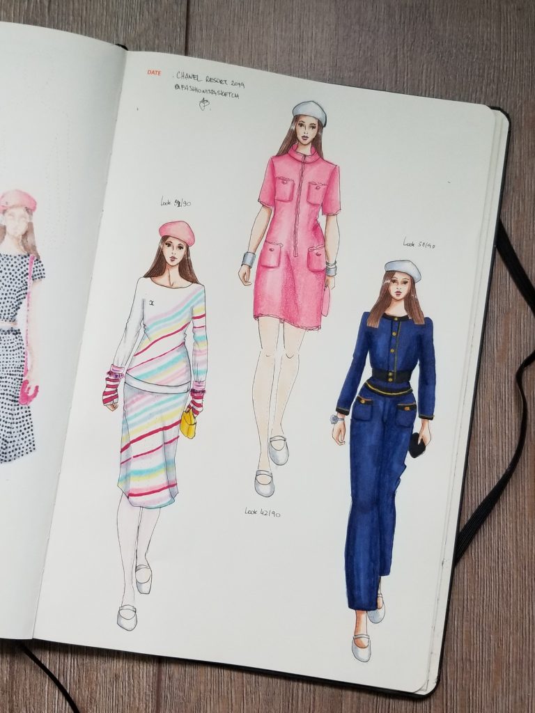How to Illustrate Fashion Week Runway Looks | Fashionista Sketch