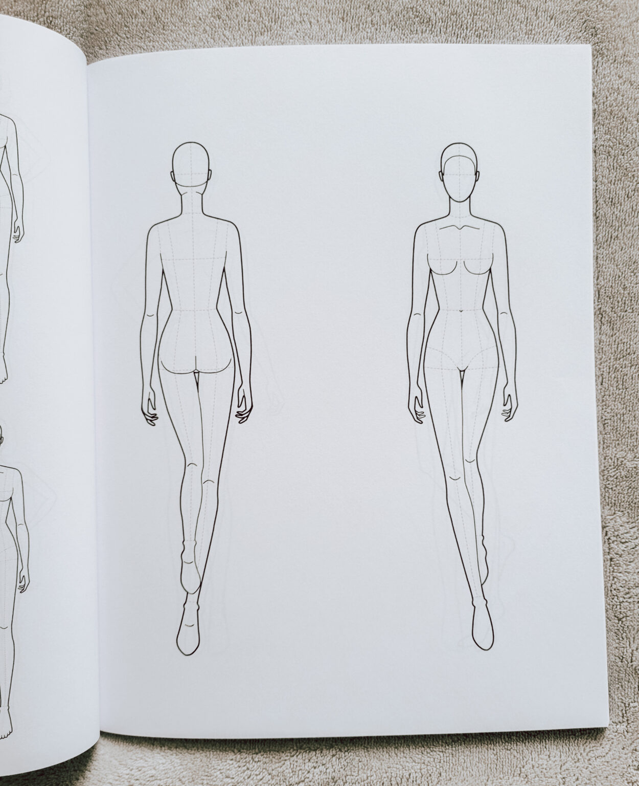 Fashion Sketchbook Figure Templates Book Review | Fashionista Sketch